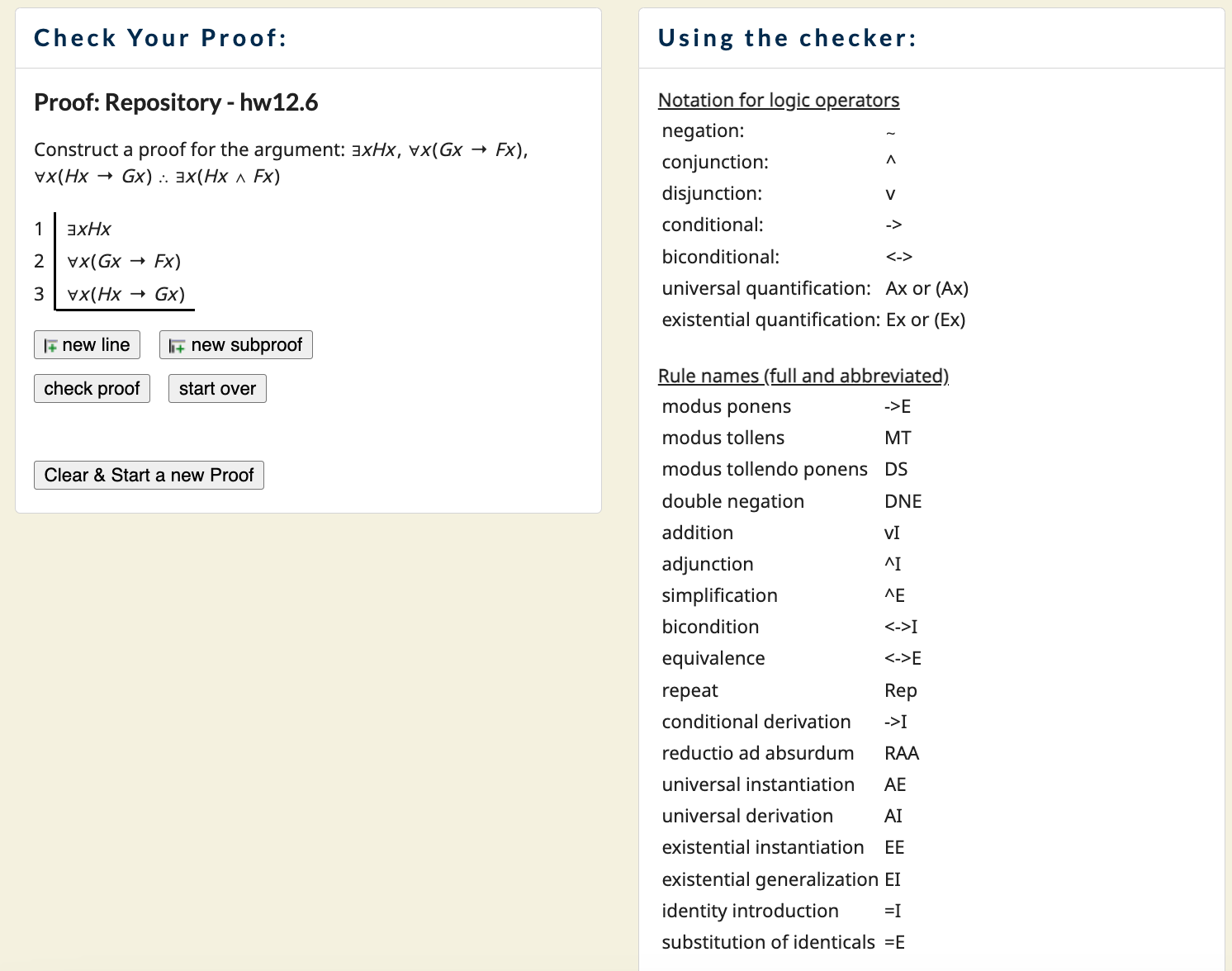 Solved Check Your Proof:Proof: Repository - ﻿hw12.6Construct | Chegg.com
