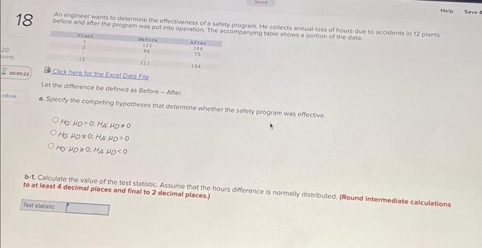 An Engineer Wants To Determine The Effectiveness Of A