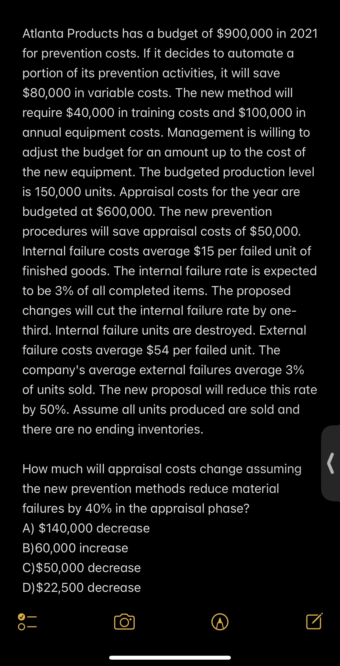 Solved Atlanta Products has a budget of $900,000 ﻿in 2021 | Chegg.com