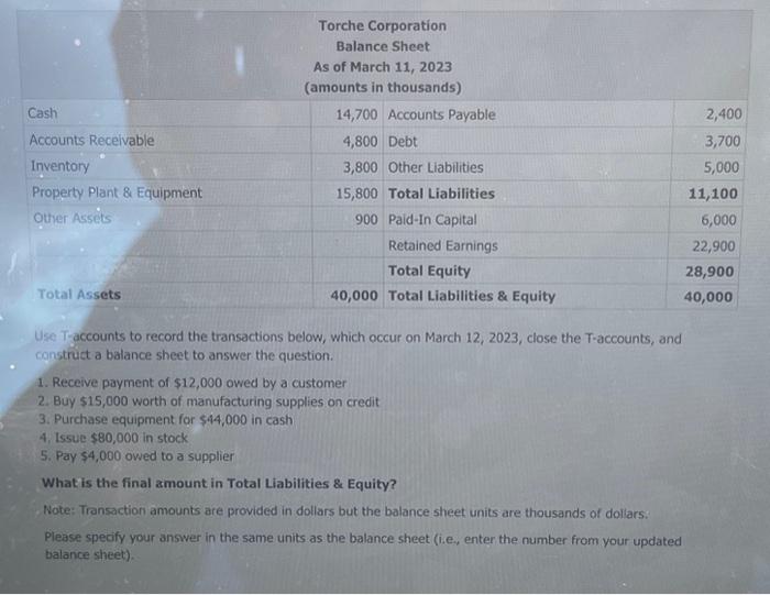 Solved Use T-accounts to record the transactions below, | Chegg.com