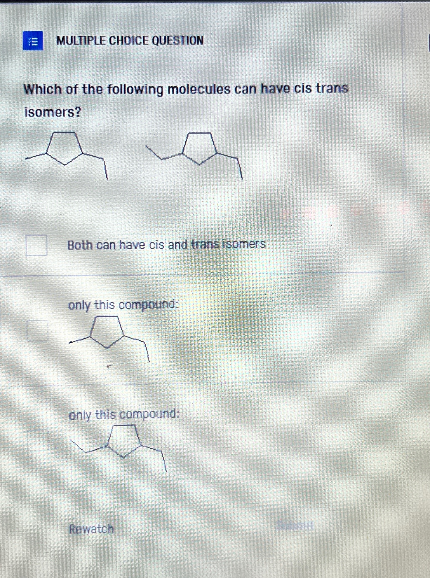Solved MULTIPLE CHOICE QUESTIONWhich of the following | Chegg.com