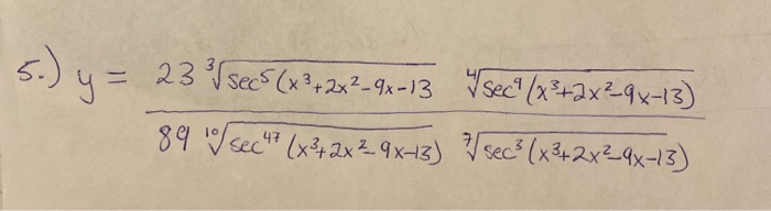 Solved Find dyfs 23se C2a -9-13 e+x4-13 89 n42n 9 V(nt2413) | Chegg.com