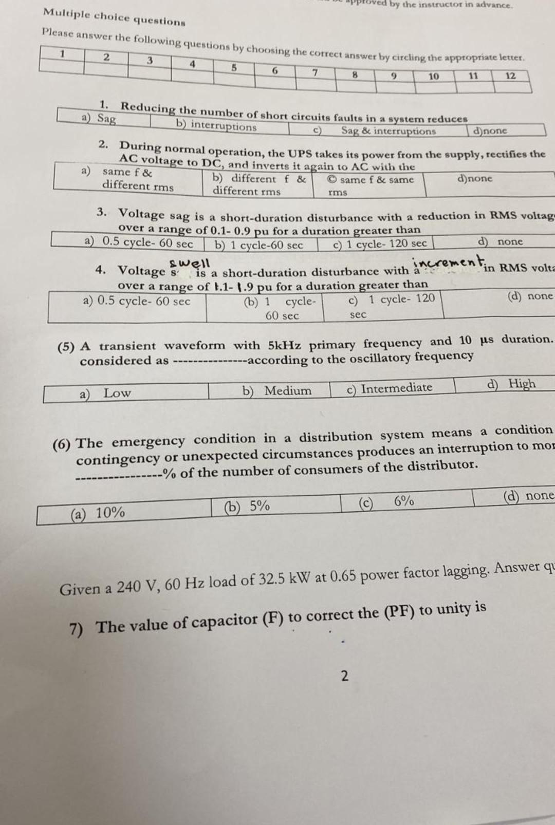 Solved Multiple choice questions Please answer the following | Chegg.com