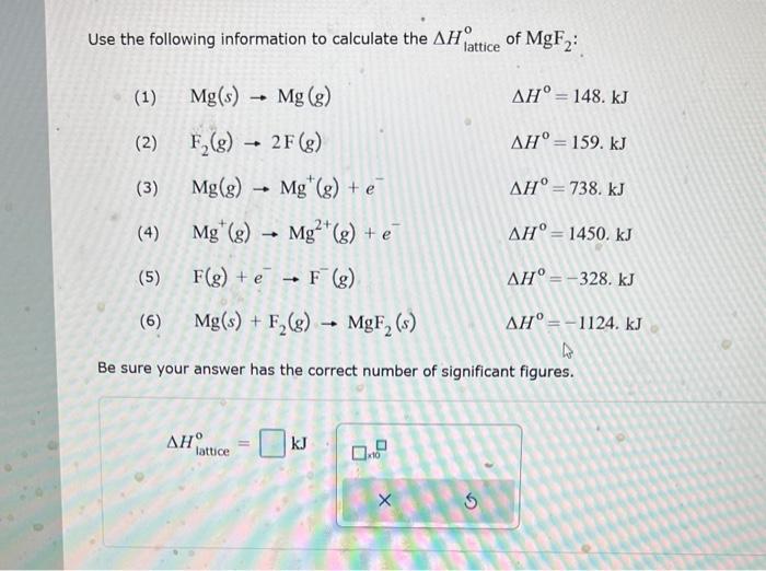 Solved Use the following information to calculate the | Chegg.com
