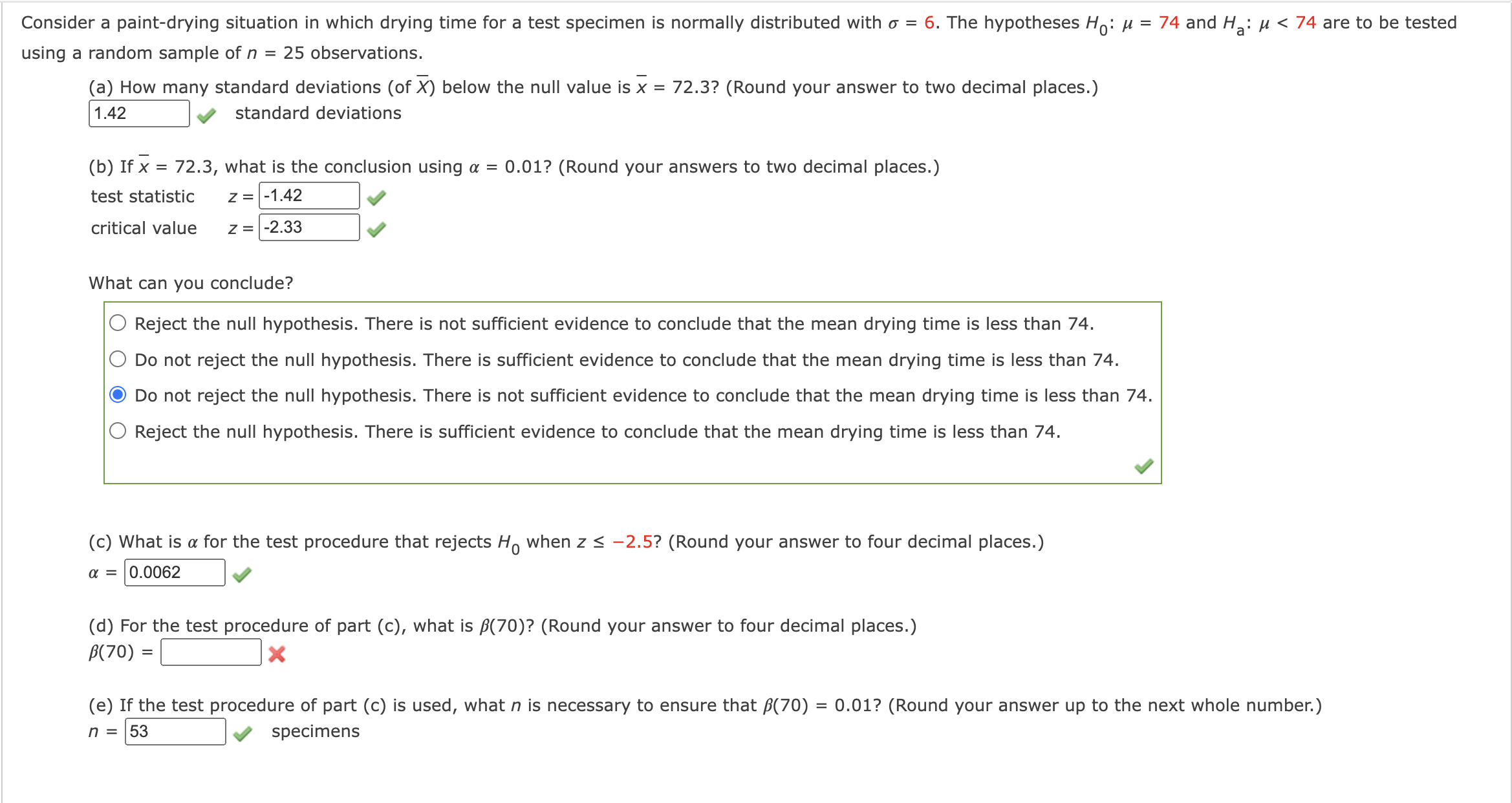 Solved Consider a paint-drying situation in ﻿which drying | Chegg.com
