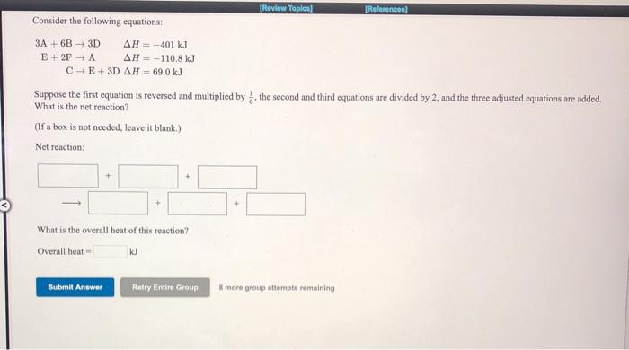 Solved Review Toples (Reference Consider the following | Chegg.com