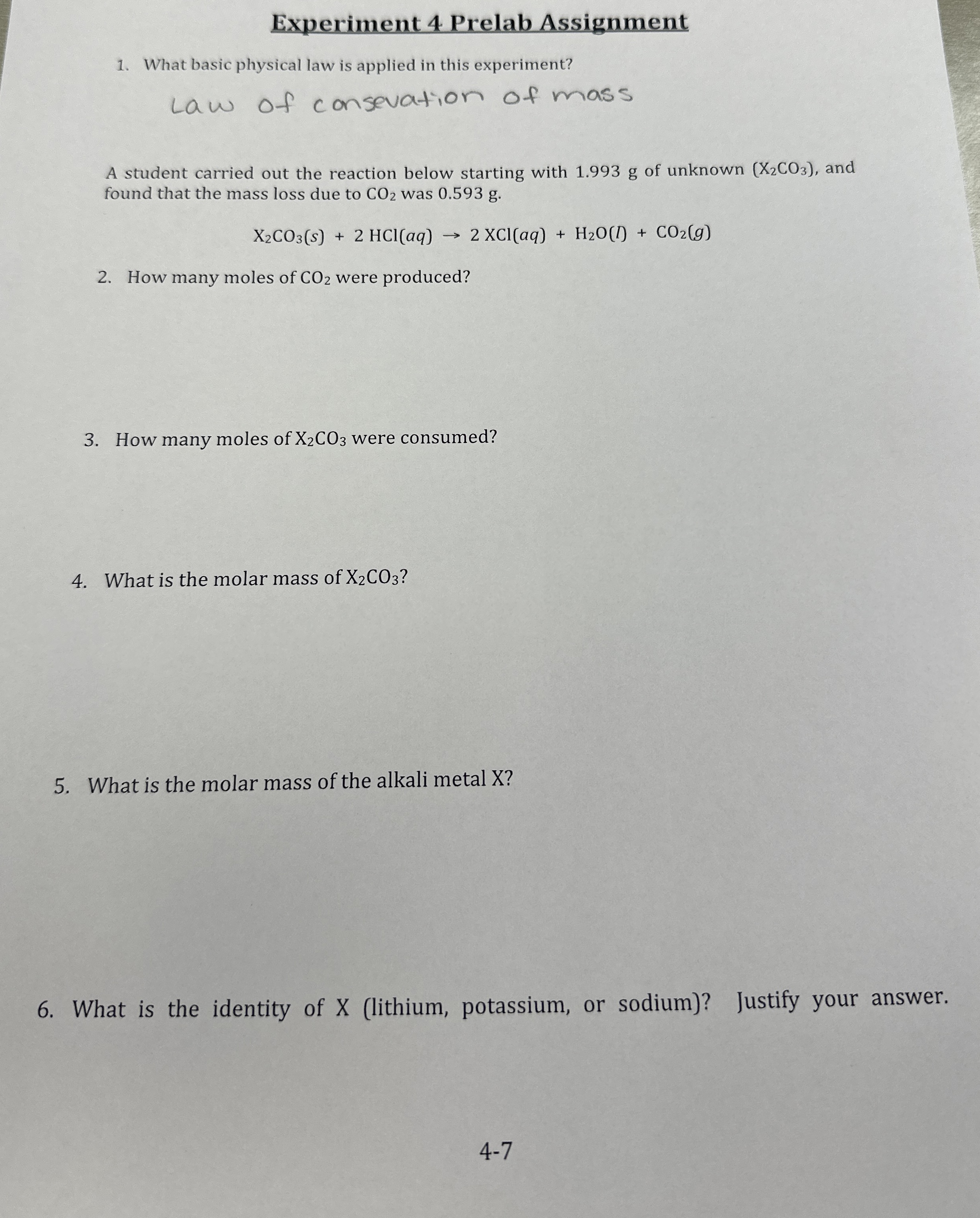 Solved Experiment 4 ﻿Prelab AssignmentWhat basic physical | Chegg.com