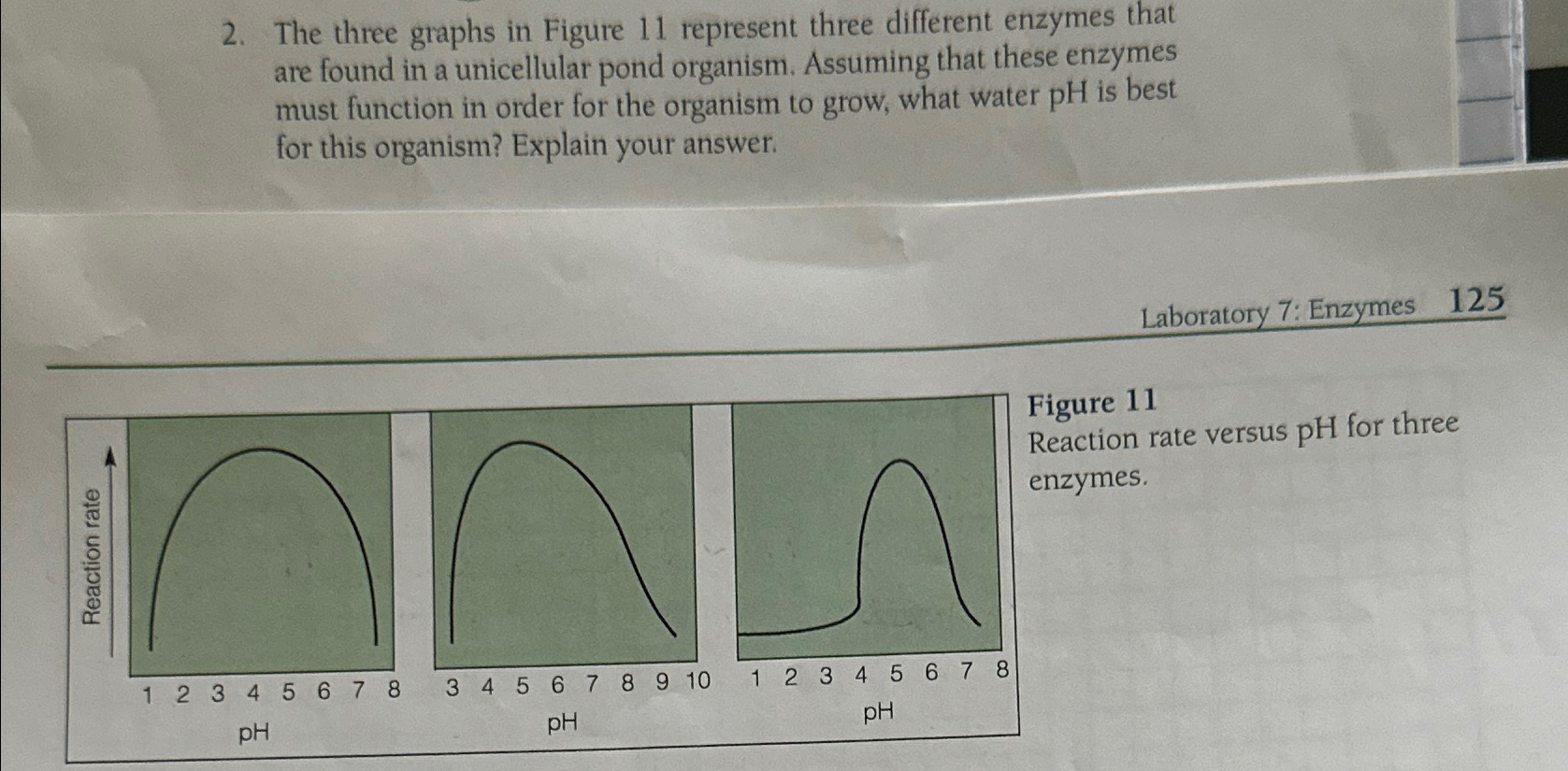 Solved The three graphs in Figure 11 ﻿represent three | Chegg.com