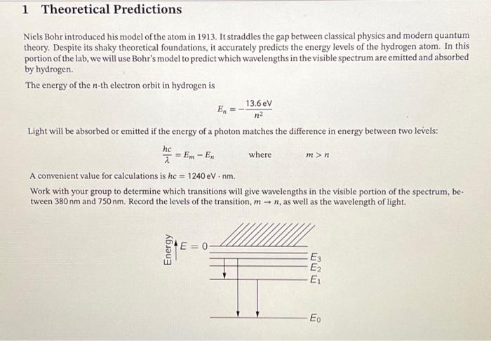 Solved Niels Bohr introduced his model of the atom in 1913. | Chegg.com