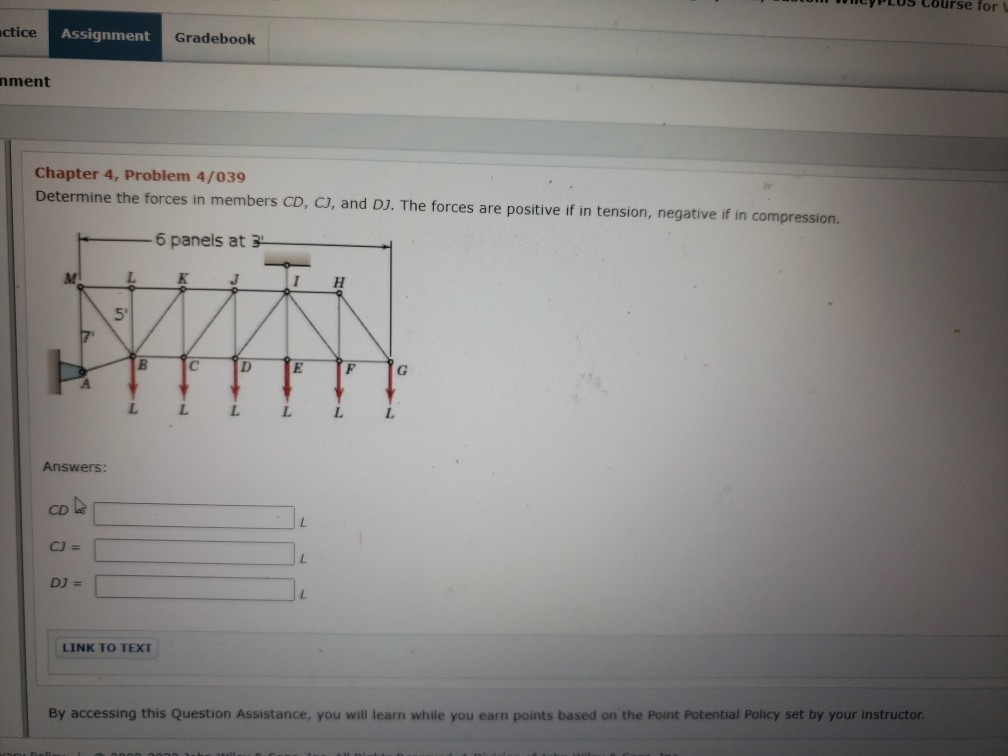 Solved Course for actice Assignment Gradebook nment Chapter | Chegg.com