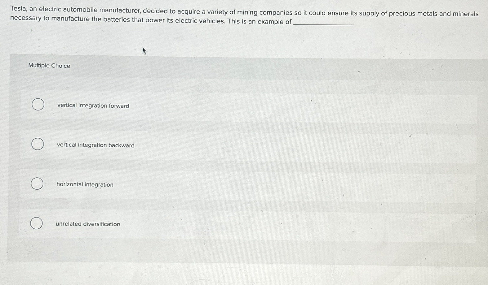 Solved Tesla, an electric automobile manufacturer, decided | Chegg.com