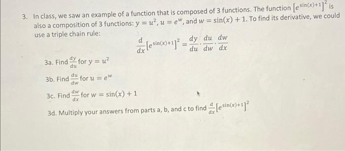 Solved u d 3. In class, we saw an example of a function that | Chegg.com