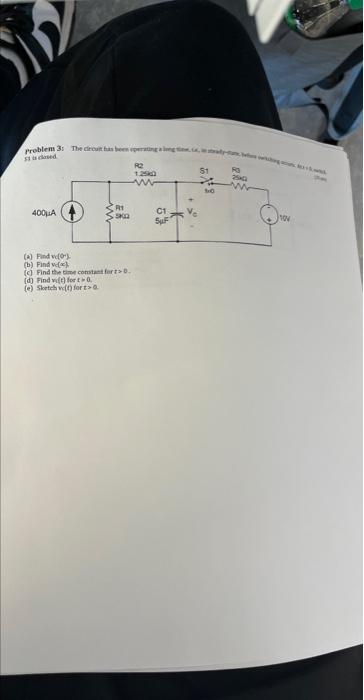 Problem 3 irs derlewed (a) Find viofil (b) Find | Chegg.com
