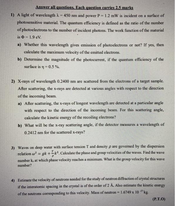 Solved Question | Chegg.com