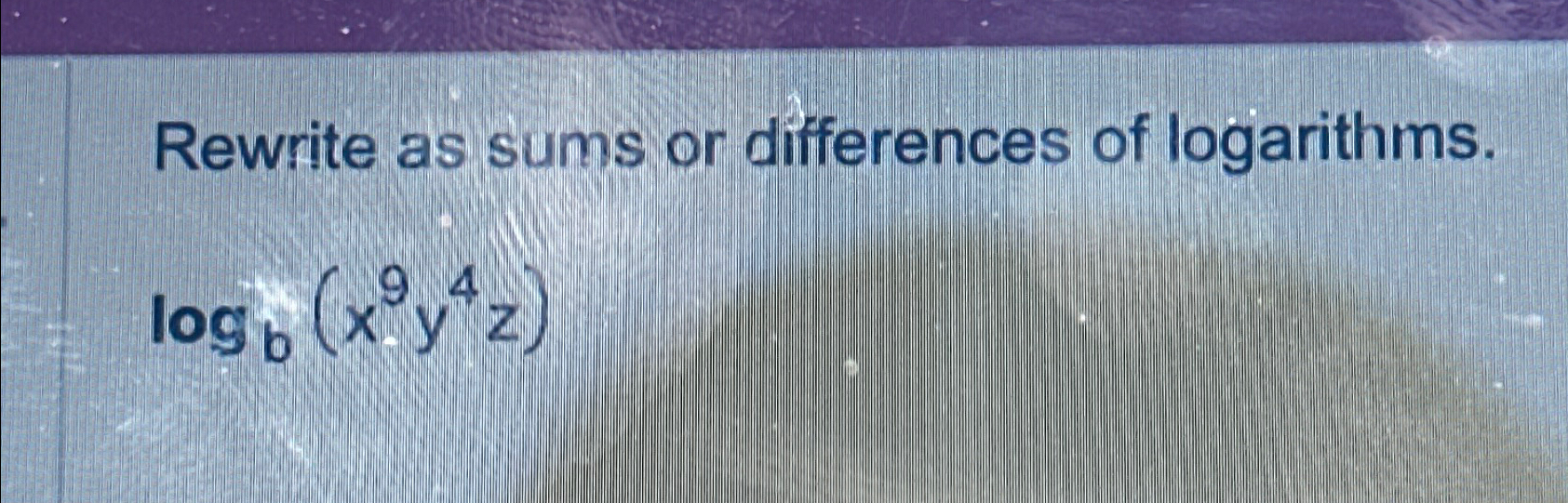 Solved Rewrite as sums or differences of | Chegg.com