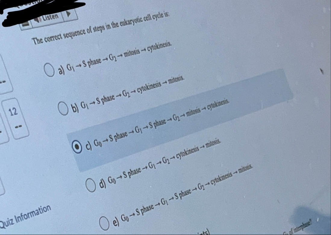 Solved पistenThe corred sequence of steps is the eakarg dic | Chegg.com