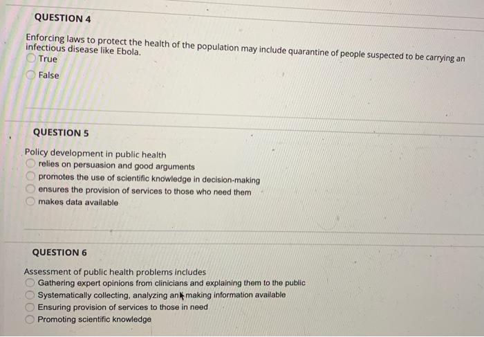 Enforcing laws to protect the health of the | Chegg.com