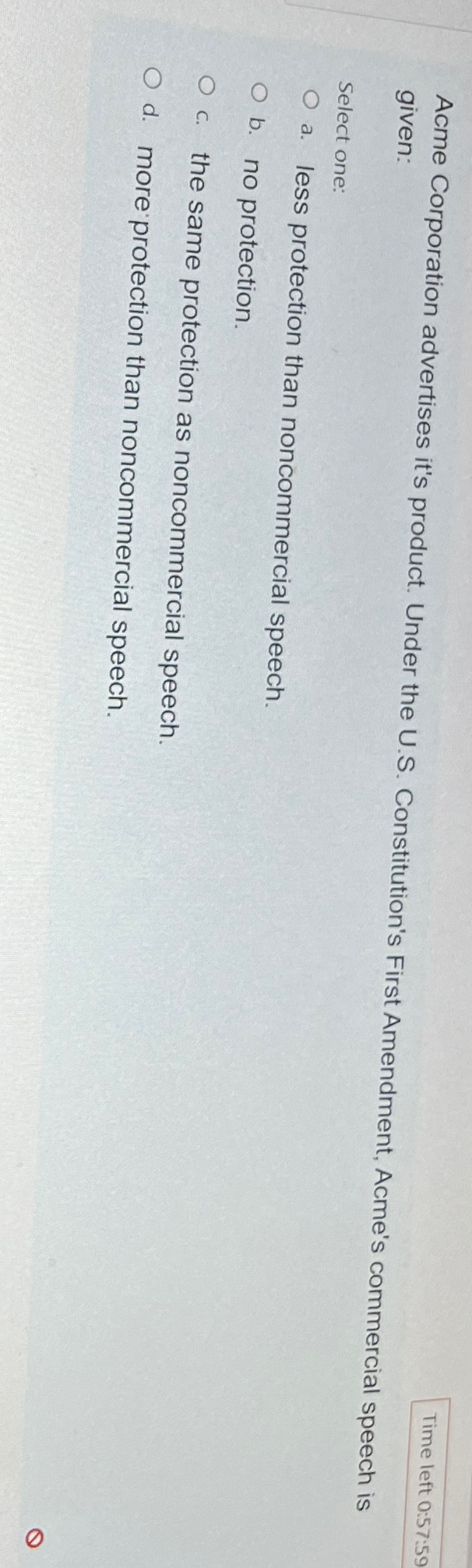 Solved Acme Corporation advertises it's product. Under the | Chegg.com