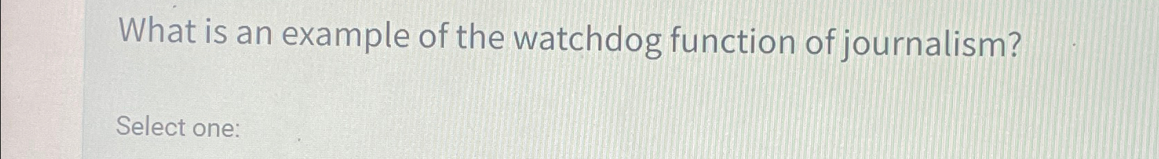 Solved What is an example of the watchdog function of | Chegg.com