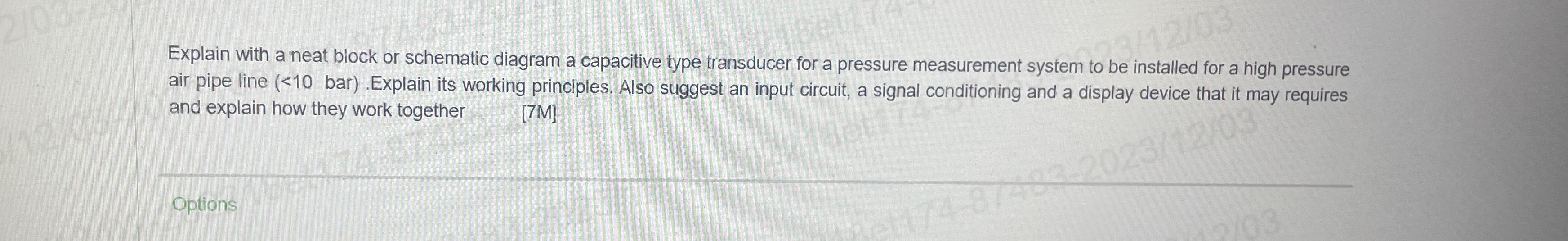 Solved Explain with a neat block or schematic diagram a | Chegg.com