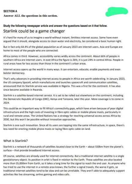 Solved Answer AL.L the questions in this section. Study the | Chegg.com