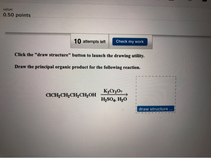Solved value: 0.50 points 10 attempts left Check my work | Chegg.com