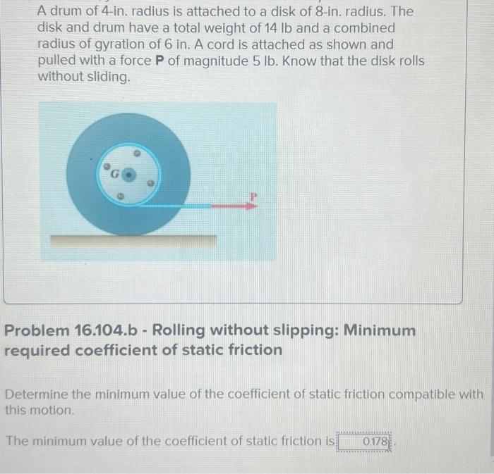 Solved The 4 kg uniform rod ABD is attached to the crank BC | Chegg.com