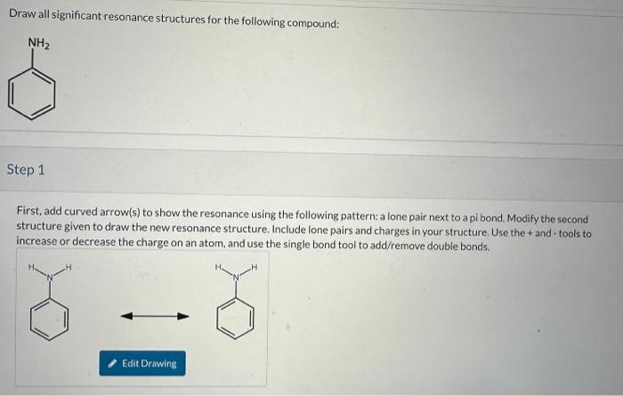 Solved Draw all significant resonance structures for the | Chegg.com