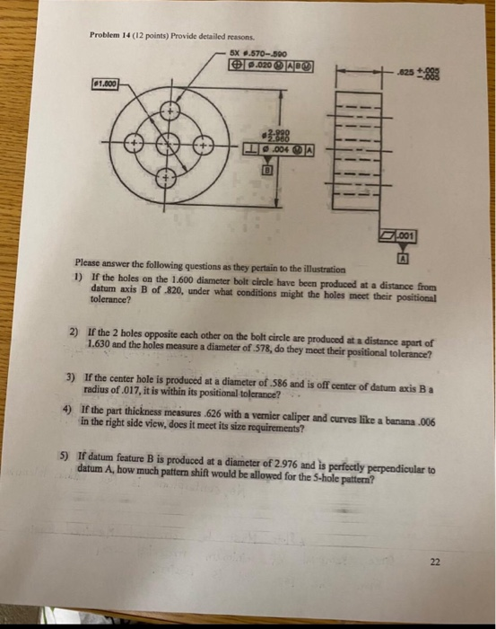 Solved Problem 14 (12 points) Provide detailed reasons. 5x | Chegg.com