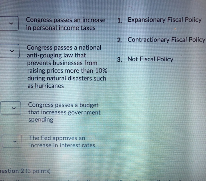 Solved Congress passes a decrease in personal income taxes | Chegg.com