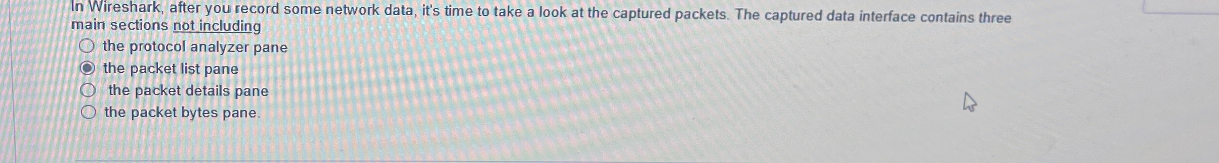 In Wireshark, after you record some network data, | Chegg.com
