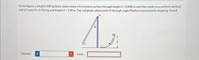 Solved In the figure, a small 0.458 kg block slides down a | Chegg.com