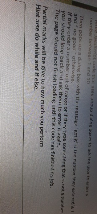 Solved write JavaScript code that uses popup dialog boxes to | Chegg.com