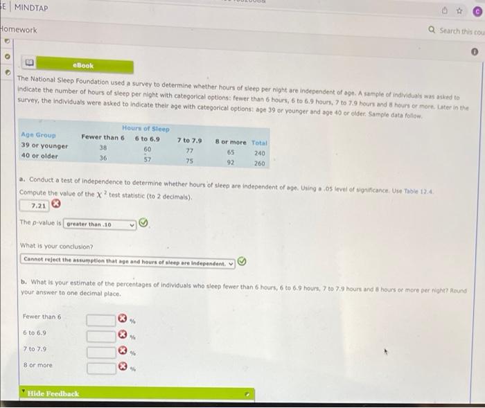 Solved SE MINDTAP Homework Q Search this cou eBook The | Chegg.com