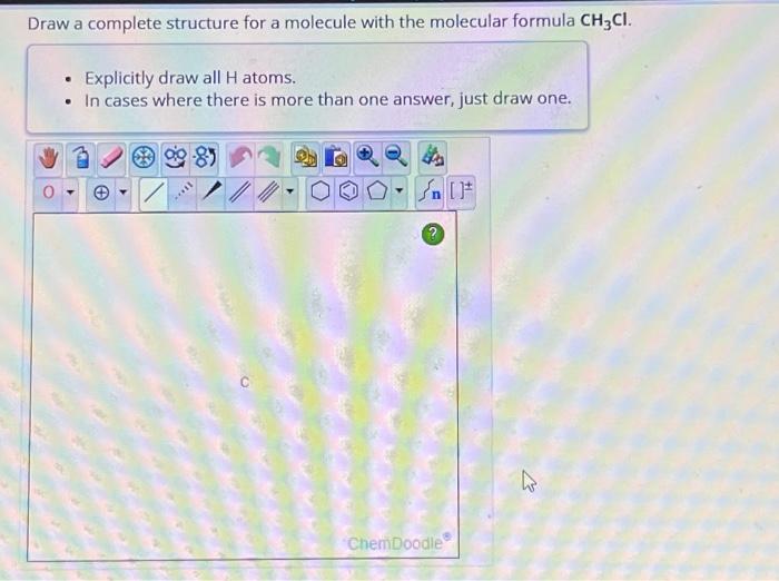 Solved Draw a complete structure for a molecule with the | Chegg.com