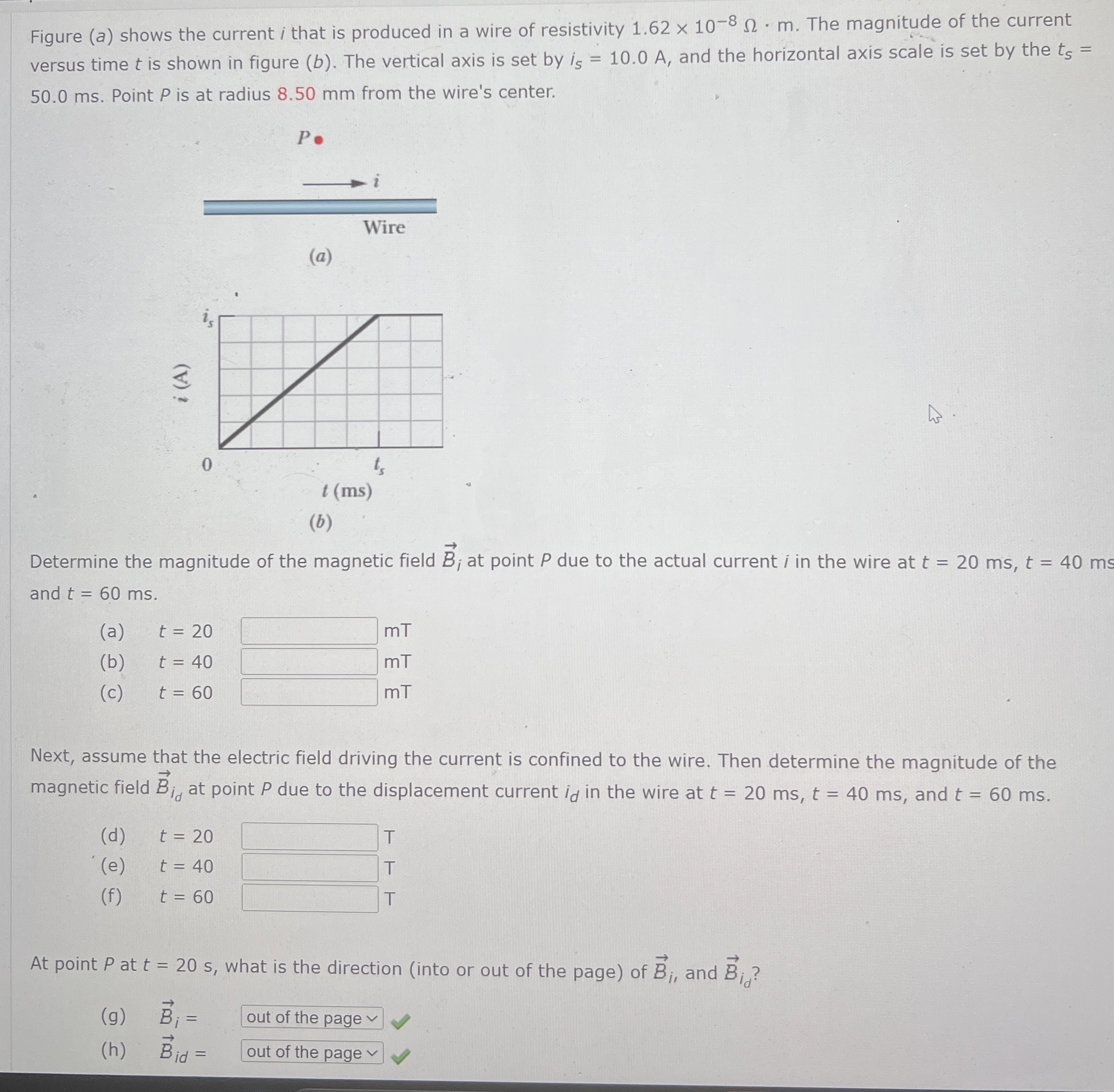 Solved by an EXPERT Figure (a) ﻿shows the current i that is produced in a | Chegg.com