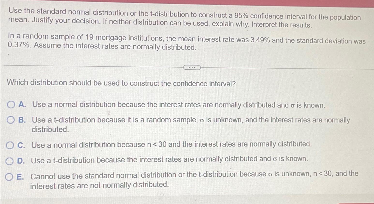 Solved Use the standard normal distribution or the | Chegg.com