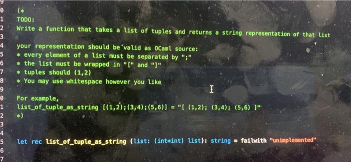 Solved Todo Write A Function That Takes A List Of Tuples 2785