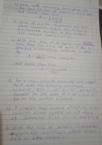 1a) ﻿State with necessary description, the | Chegg.com