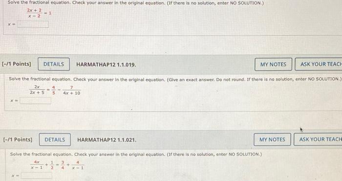 Solved Solve the equation. (Give an exact answer. Do not | Chegg.com