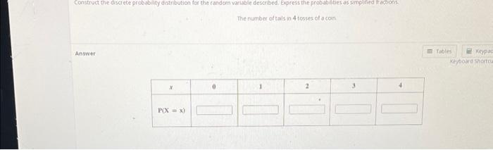 Solved Construct the discrete probability distribution for | Chegg.com