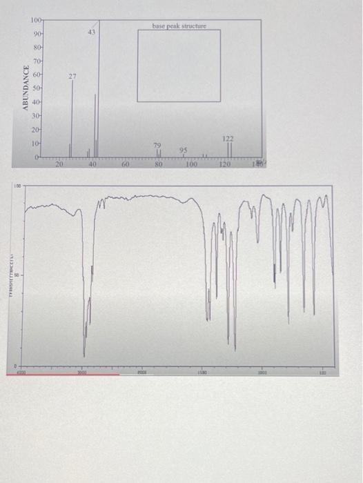 Solved 1. identify the base peak2. assign any peaks to IR | Chegg.com