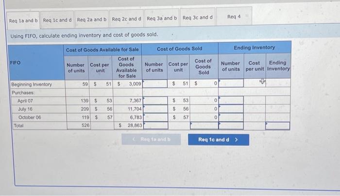 Solved 3-a \& b. Using weighted-average cost, calculate | Chegg.com