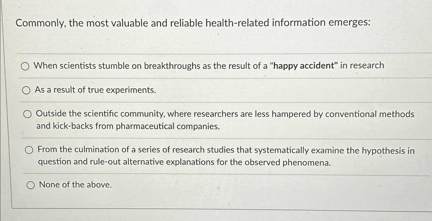 Solved Commonly, the most valuable and reliable | Chegg.com