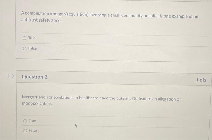Solved A combination (merger/acquisition) involving a small | Chegg.com