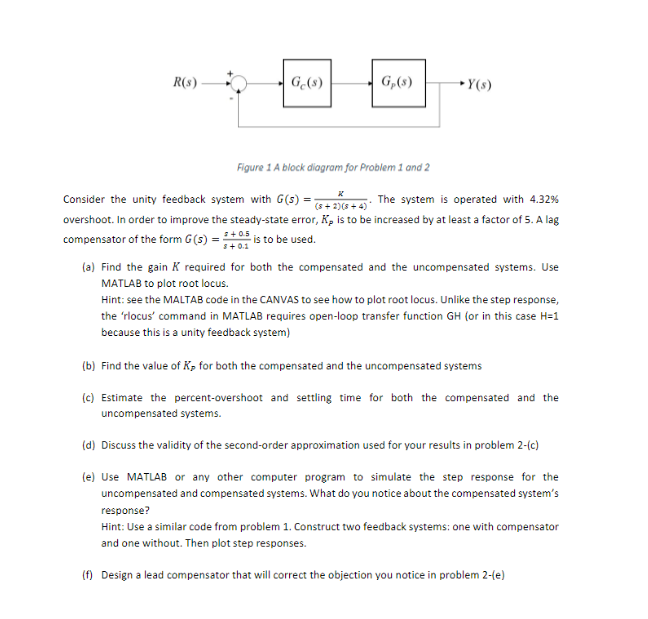 Solved Figure 1 ﻿A block diagram for Problem 1 ﻿and | Chegg.com