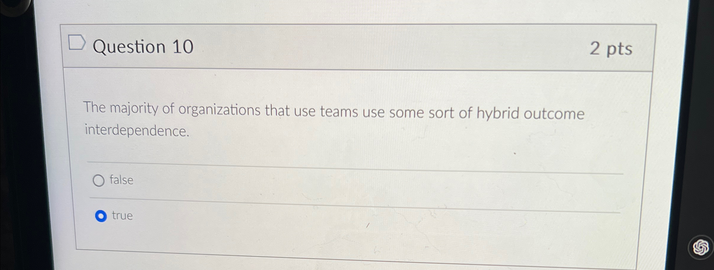 Solved Question 102 ﻿ptsThe majority of organizations that | Chegg.com