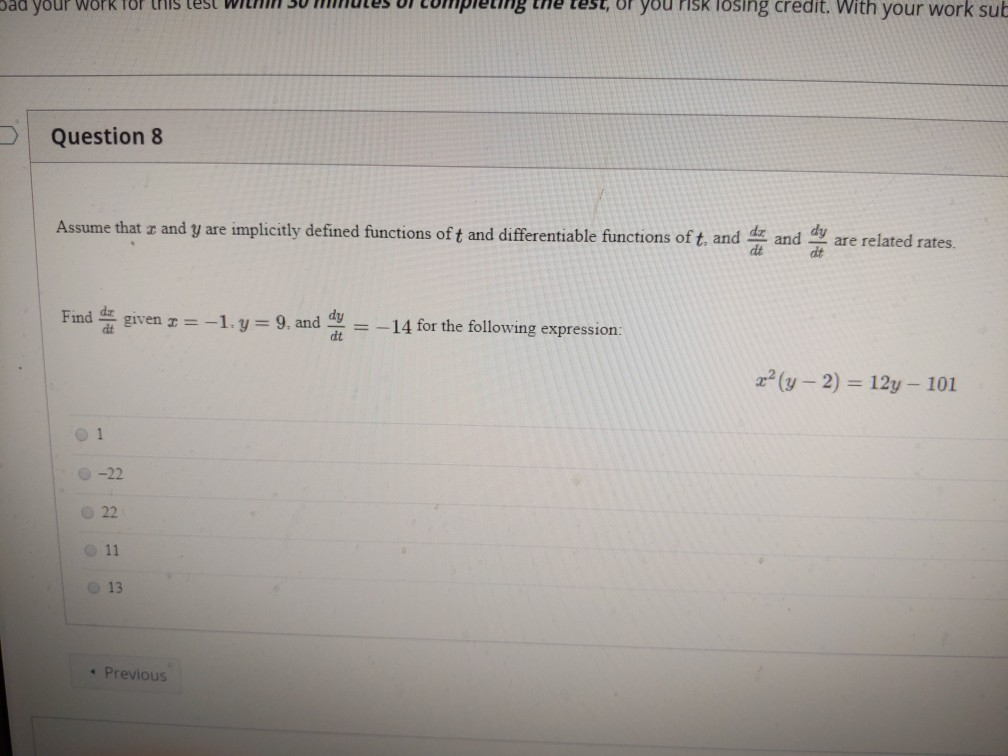 Solved bad your work for this test wilm mpiering the test, | Chegg.com