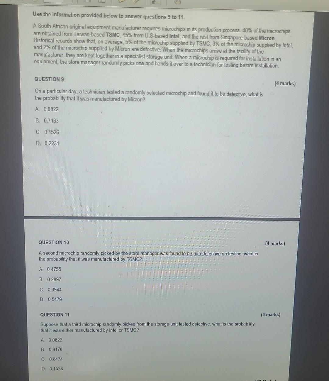 Solved Use the information provided below to answer | Chegg.com