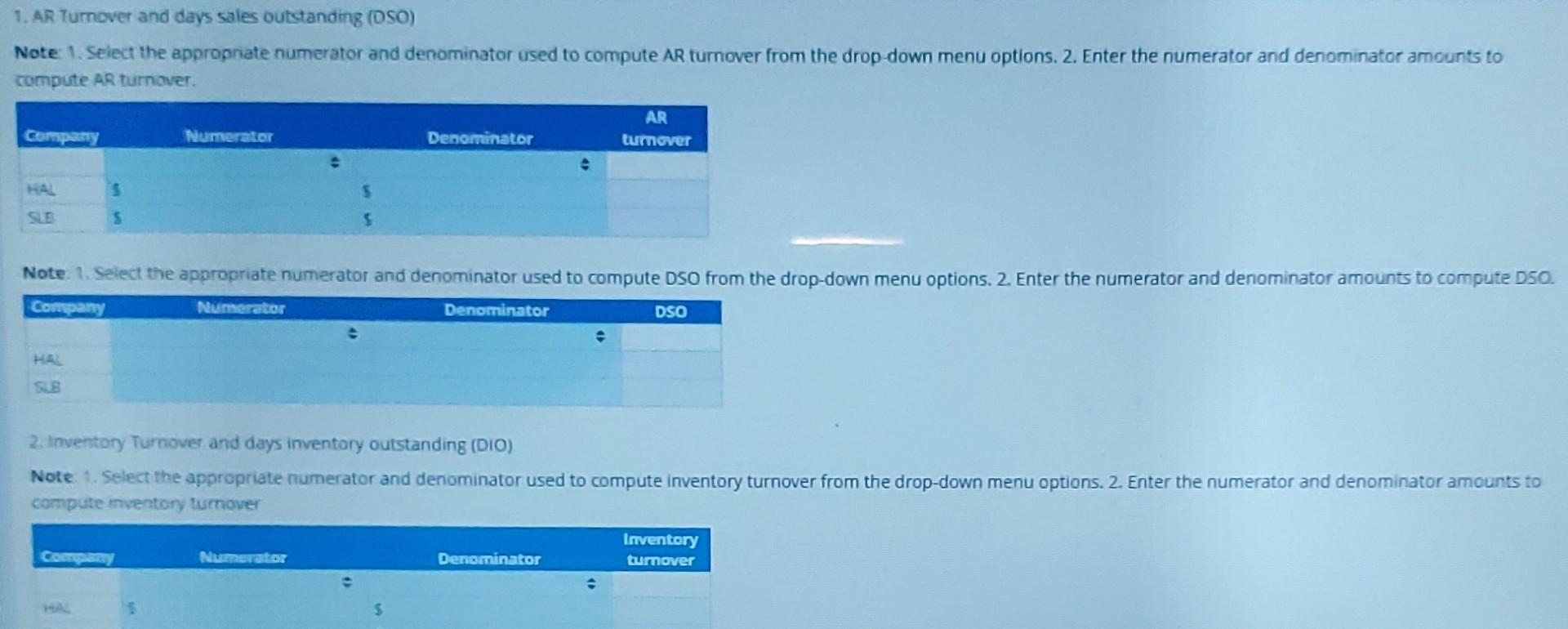 Solved 3. AP Turnover and days payable outstanding (DPO) | Chegg.com